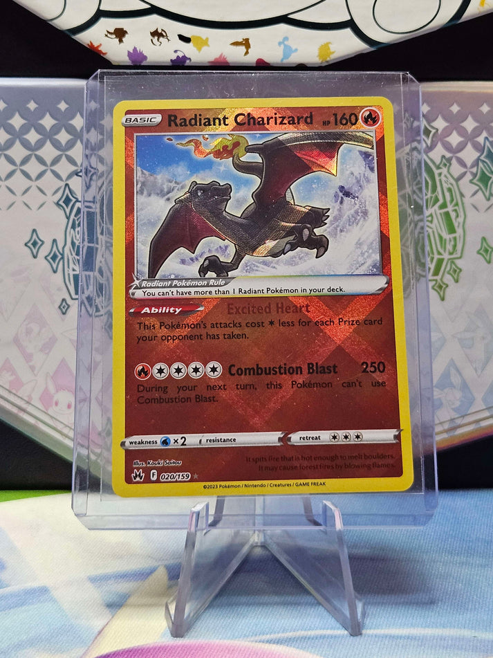 Radiant Charizard - 020/159 - Crown Zenith – Collector's Habit Channel ...